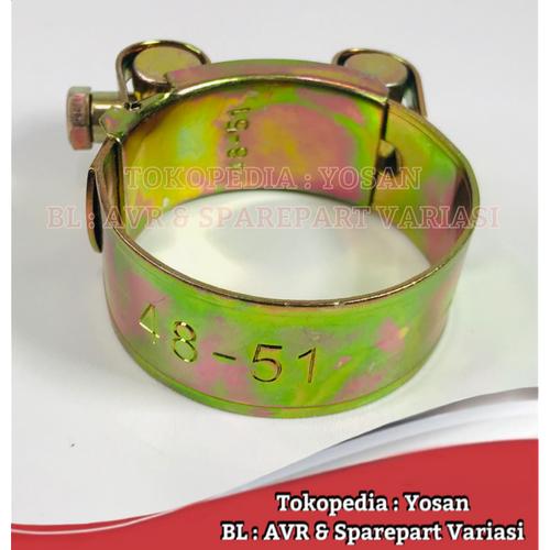 Jual KLEM SUPERIOR ATAU CLAMP SUPERIOR ATAU HEAVY DUTY HOSE CLAMP 48-51 ...
