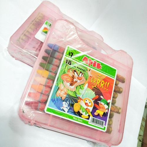 Jual crayon joyko 18 warna oil pastel joyko OP-18CH pastel joyko crayon ...