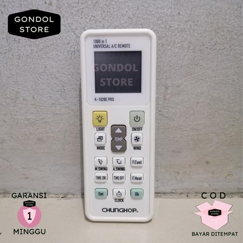 Jual REMOTE AC UNIVERSAL ORIGINAL CHUNGHOP K-1028E PUTIH - Jakarta ...