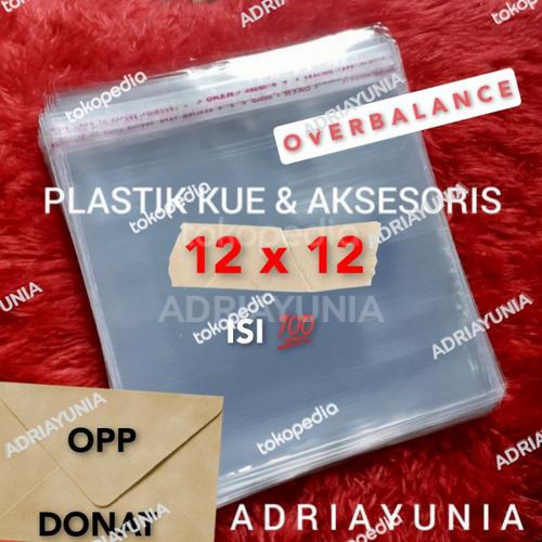 Jual Plastik OPP 12 x 12 Donat-Kue-Roti - Opp 12x12 TEBAL 0.4 micron ...