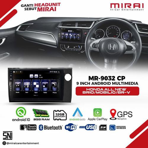 Jual Head Unit Android OEM All New Brio Mobilio BR-V Mirai 9inch Frame ...