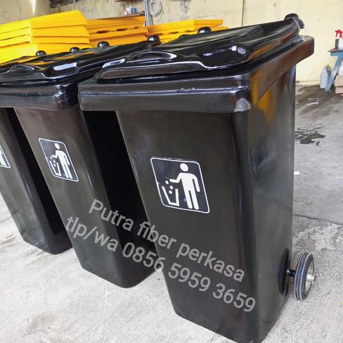 Jual Tempat sampah besar/tong sampah besar roda ukuran 120 Liter - Biru - Kota Bogor - CV. PUTRA ...