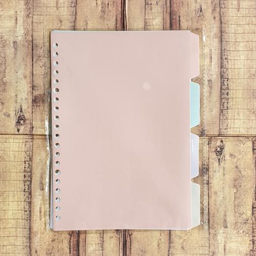 Jual Pembatas Binder Wengu Warna Pastel A5 / B5 - Wengu Divider Isi 4 ...