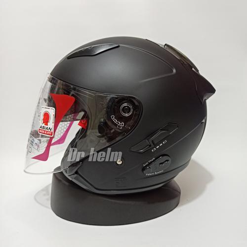 Jual HELM KYT GALAXY FLAT R HITAM DOFF Half Face - L - Jakarta Selatan ...