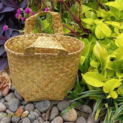 Jual Tas/anyaman/keranjang/Bakul purun/hampers/parcel/Uk XS jahit ...