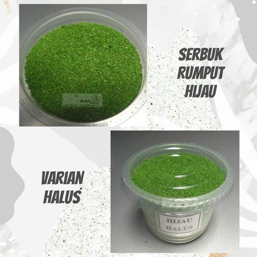 Jual SERBUK RUMPUT TABUR HIJAU HALUS untuk Arsitektur/Diorama/Hobi ...