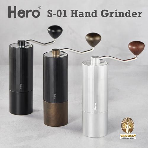 Jual Hero S01 Professional Propeller Flat Burr Coffee Grinder - Silver ...