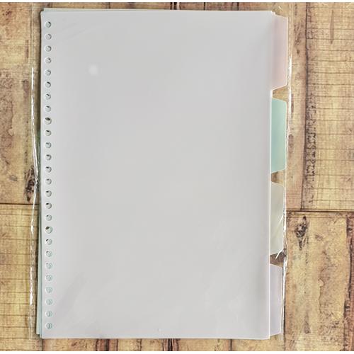 Jual Pembatas Binder Wengu Warna Pastel A5 / B5 - Wengu Divider Isi 4 ...