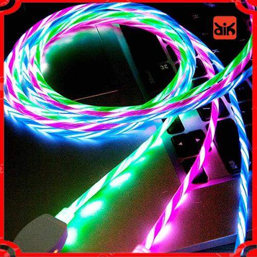Jual KABEL DATA MAGNET LED FAST CHARGING 3 IN 1 LED CABLE MAGNETIC ...
