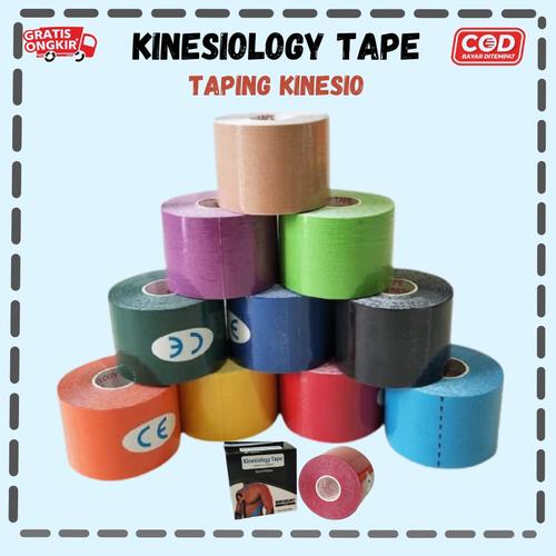Jual Kinesiologi Tape Tapping 5cm x 5m Teping Perban Elastis - Putih ...
