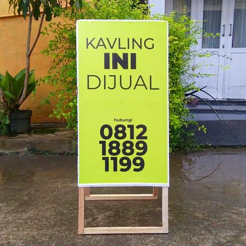 Jual STANDING BANNER KAYU UKURAN 130x55 cm TEBAL KAYU 5 cm + Desain ...