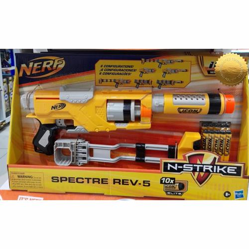 Jual Sale Mainan: Nerf N-Strike Icon Series Spectre Rev-5 Blaster ...