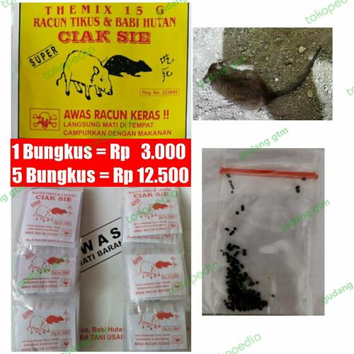 Jual Themix 15G Temik 15G Temix 15G Racun Tikus Ciak Sie Super Ampuh ...