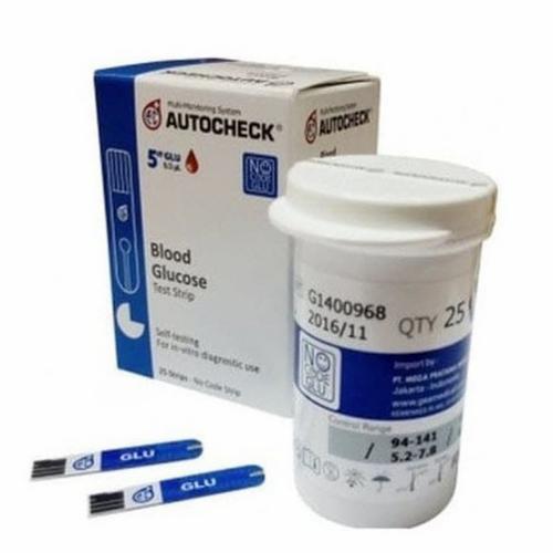 Jual autocheck gula darah auto check blood glucose isi 25 strip ...