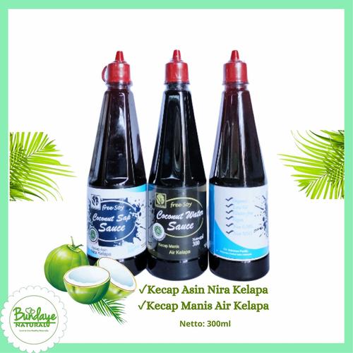 Jual Kecap Manis dan Kecap Asin Kelapa NUCIFERA 300ml/Kecap Organik ...