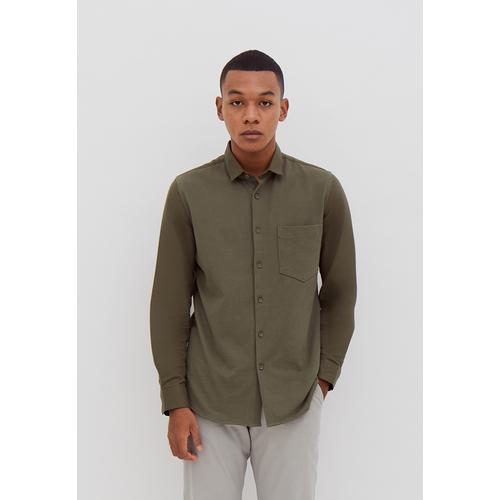 Promo MEN'S TOP Kemeja Lengan Panjang Pria Slim Fit PRESCOTT - OLIVE ...