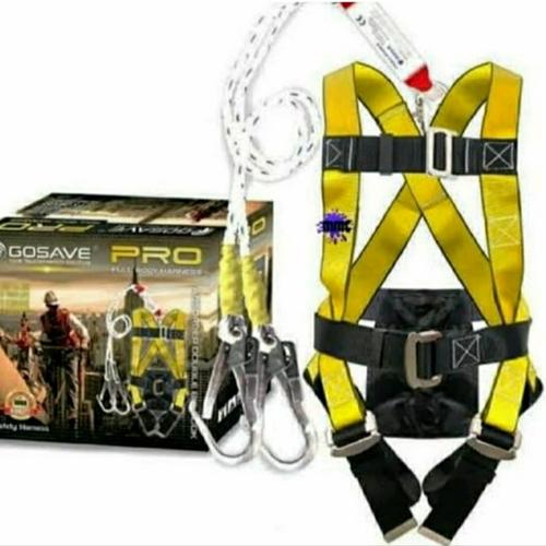 Jual Full body harness double big hook +absorber gosave pro original ...
