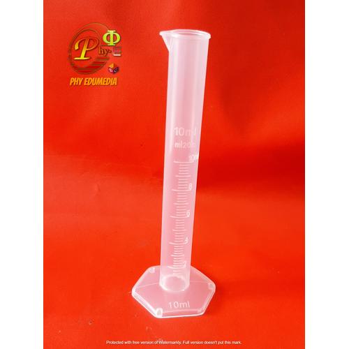 Jual Tabung Ukur Plastik / Gelas Ukur Plastik / Measuring Cylinder 10ml ...