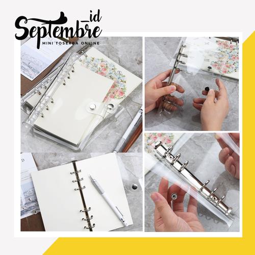 Jual Binder Transparan Binder Bening A6 Clear Cover Binder A6 - Kab ...