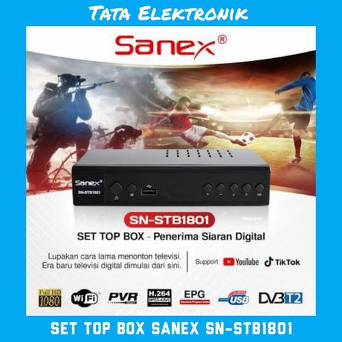 Jual SANEX SET TOP BOX SN - STB1801 / PENERIMA SIARAN TELEVISI DIGITAL ...