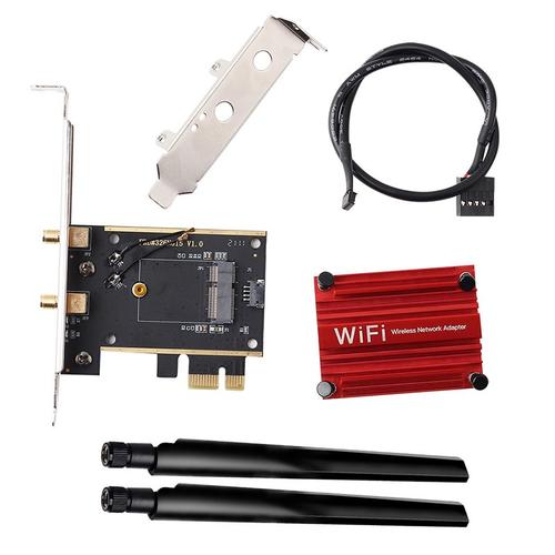 Jual M.2 NGFF to PCI Express wifi pcie adapter m2 key E - Jakarta Utara ...