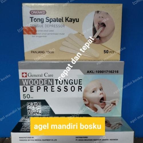 Jual Spatel Kayu/Tongue Spatel Lidah Kayu/Woden Depressor General Care ...