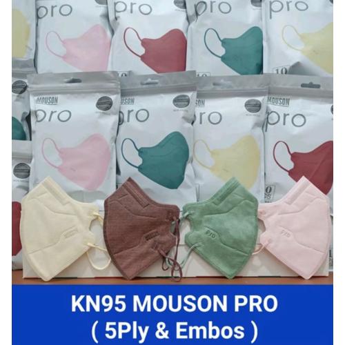 Jual Masker MOUSON PRO Mask model korea 5ply tali senada 1 pack isi 10 ...
