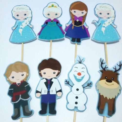 Jual topper cake hiasan kue ulang tahun karakter frozen - crown angka 7 ...