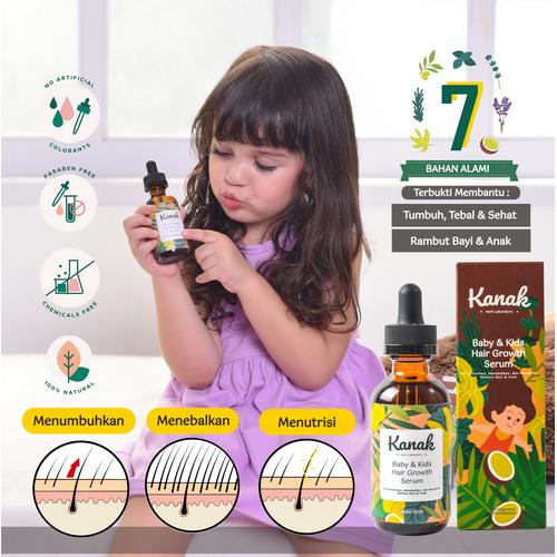Jual Kanak Herb Lab Hair Oil Penumbuh Rambut Bayi dan Anak 60 ML - Kota ...