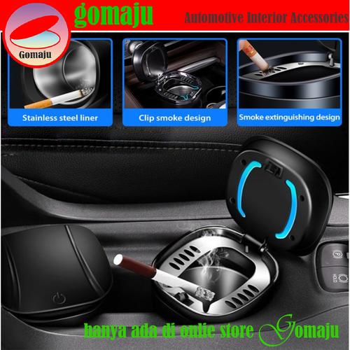 Promo ASBAK UNTUK MOBIL RUMAH KANTOR CAR ASHTRAY CIGARETTE WITH LED ...