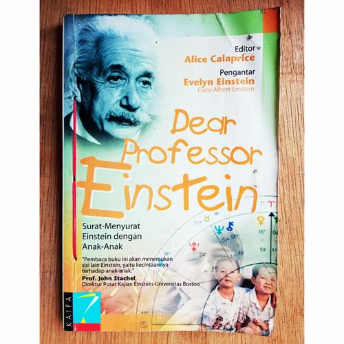 Jual Buku Dear Professor Einstein: Surat menyurat Einstein dengan anak-anak - Kab. Sleman ...