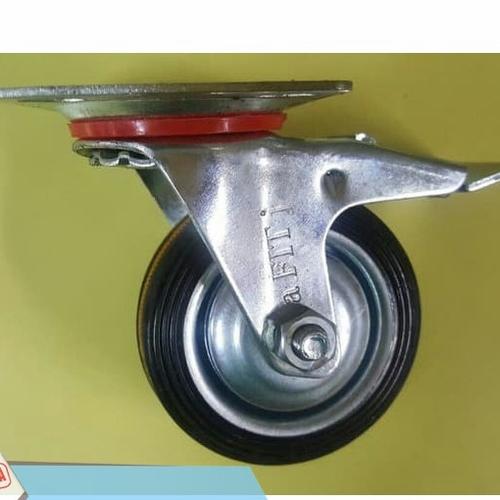 Jual RODA KARET HITAM 3 INCH RODA REM 3 INCH KARET RODA 3 INCH harga ...
