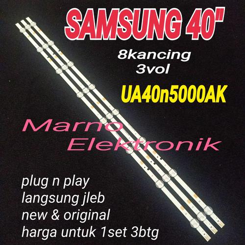 Jual BL BACKLIGHT LED TV SAMSUNG UA40N5000AK UA40N5000 UA 40N5000AK ...
