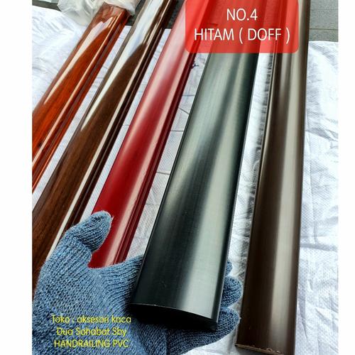 Jual HANDRAIL PVC HANDRAILING HAND RAIL PEGANGAN TIANG RAILING HITAM ...