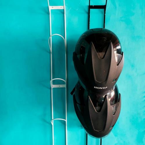 Jual rak helm / rak helm gantung / gantungan helm dinding / tempat helm ...