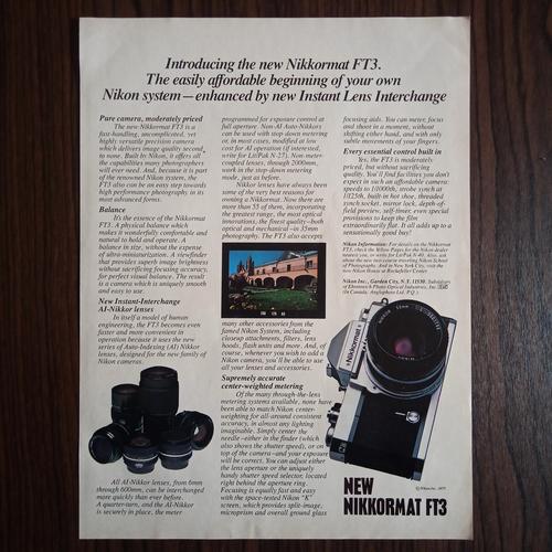 Jual Iklan Jadul Kamera NIKON F2 FM F2AS FT3 EL NIKKORMAT LENSA Analog ...