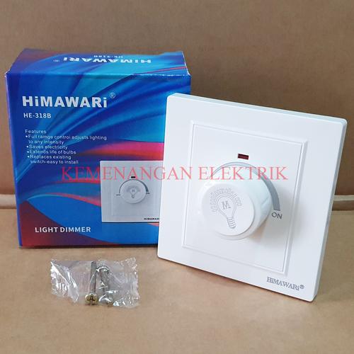 Jual HIMAWARI LIGHT DIMMER SAKLAR DIMER TEMBOK LAMPU AC 220V - Jakarta ...