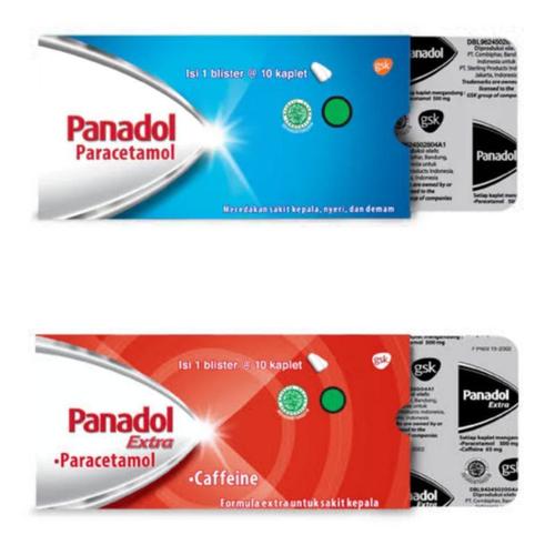 Jual PANADOL MERAH BIRU HARGA PROMO PER BLISTER ISI 10 TABLET TERMURAH ...