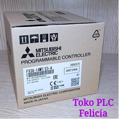 Jual FX3G-14MT-ES/A PLC Mitsubishi Output Transistor FX3G 14MT ES A ...