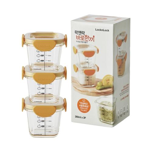 Promo LocknLock Oven Glass Tritan Cap Baby Food Container - LLG510S3 ...