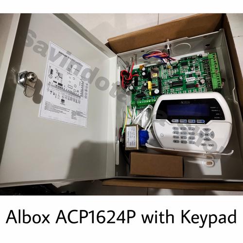 Jual Albox ACP1624P 16 Zone Alarm Control Panel without or with Keypad ...