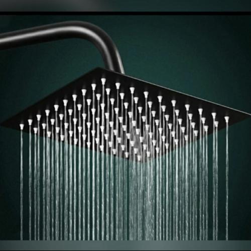 Jual wall shower hitam stainless sus 304 head shower - Jakarta Pusat ...