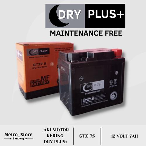 Jual Aki Full Kering Merek Dryplus Gtz-7s 7ah Setara Dengan Gs yuasa ...