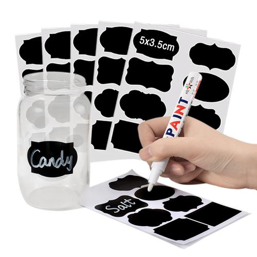 Jual Stiker Label Vintage - Writeable - Removable - isi 5 lbr + Marker ...