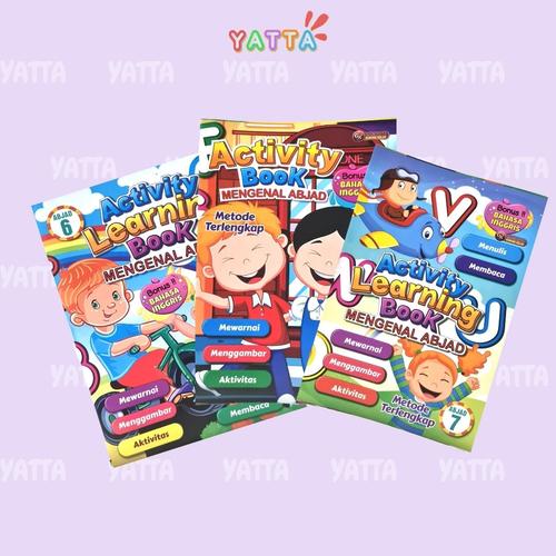 Jual BUKU AKTIVITAS / ACTIVITY BOOK ANAK PAUD TK / ANGKA & ABJAD ...
