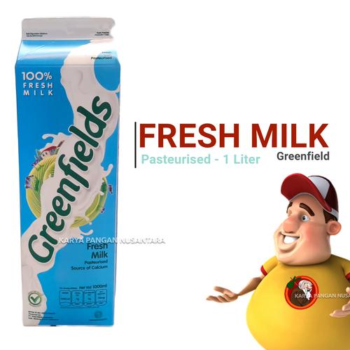Jual GREENFIELDS FRESH MILK 1 LITER GREENFIELD SUSU SEGAR FRESH MILK ...