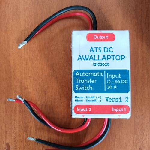 Jual ATS DC 12V-80V 30A module automatic transfer switch tanpa jeda v2 ...
