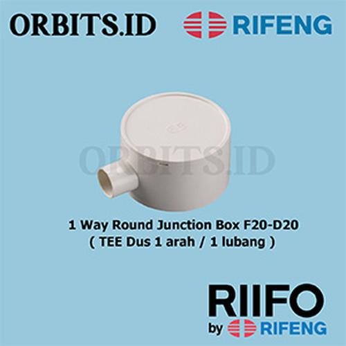 Jual Tee dus 1 arah Tdus / Tedus 1 Way Round Junction Box Conduit 20mm ...