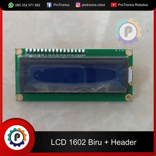 Jual LCD 16x2 Blue Backlight - Kota Surabaya - ProTronics Robotics ...