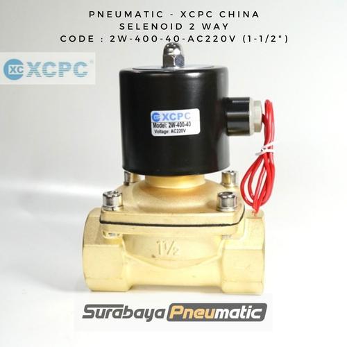 Jual Solenoid Valve 2 way - 2W-400-40-AC220V (Drat1-1/2" ) - XCPC ...